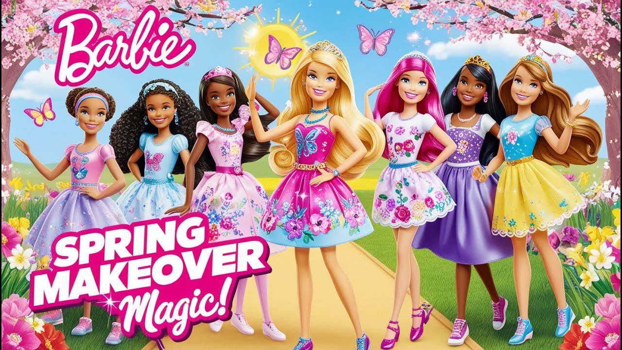 Barbie’s Spring Fashion Fun | Magical Spring Makeover | Barbie ...