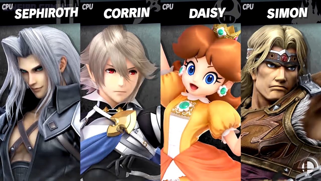 🔴Sephiroth, Corrin, Daisy, Simon | Super Smash Bros. Ultimate # ...