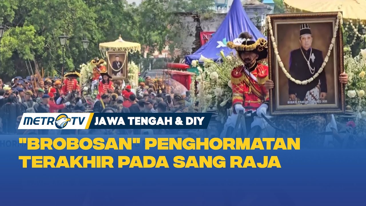 Tradisi Brobosan Warnai Perpisahan Terakhir Pakubuwono XIII - YouTube