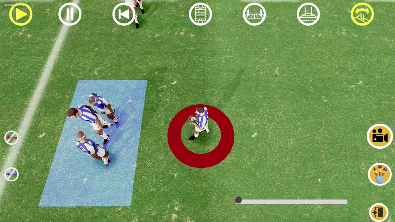 Tactic3D Rugby: lineout and throw in 3D - YouTube