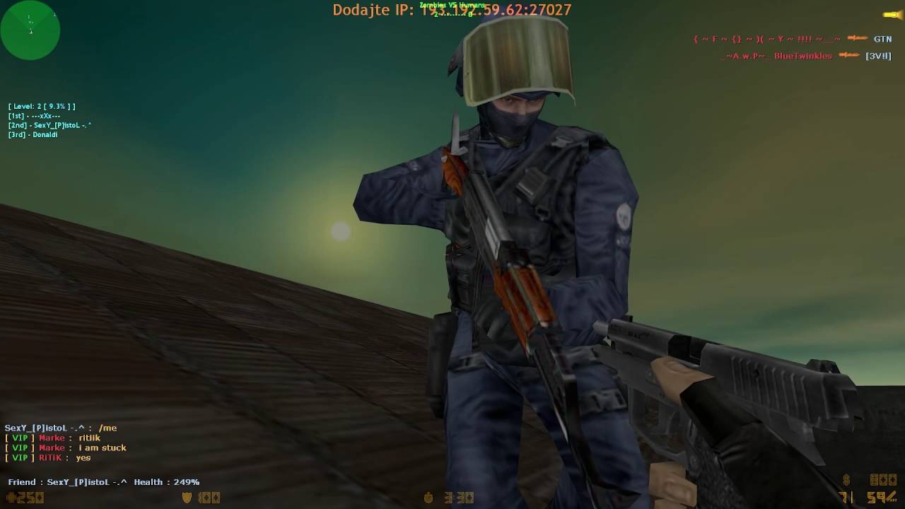 Counter-Strike: Zombie Escape Mod - ze_5tazona_lg on Brotherhood - YouTube