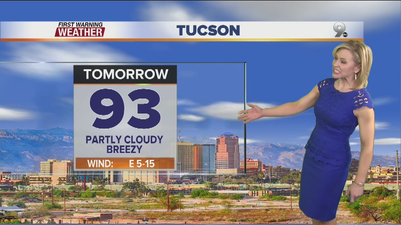 Chief Meteorologist Erin Christiansen's KGUN 9 Forecast Tuesday, April ...