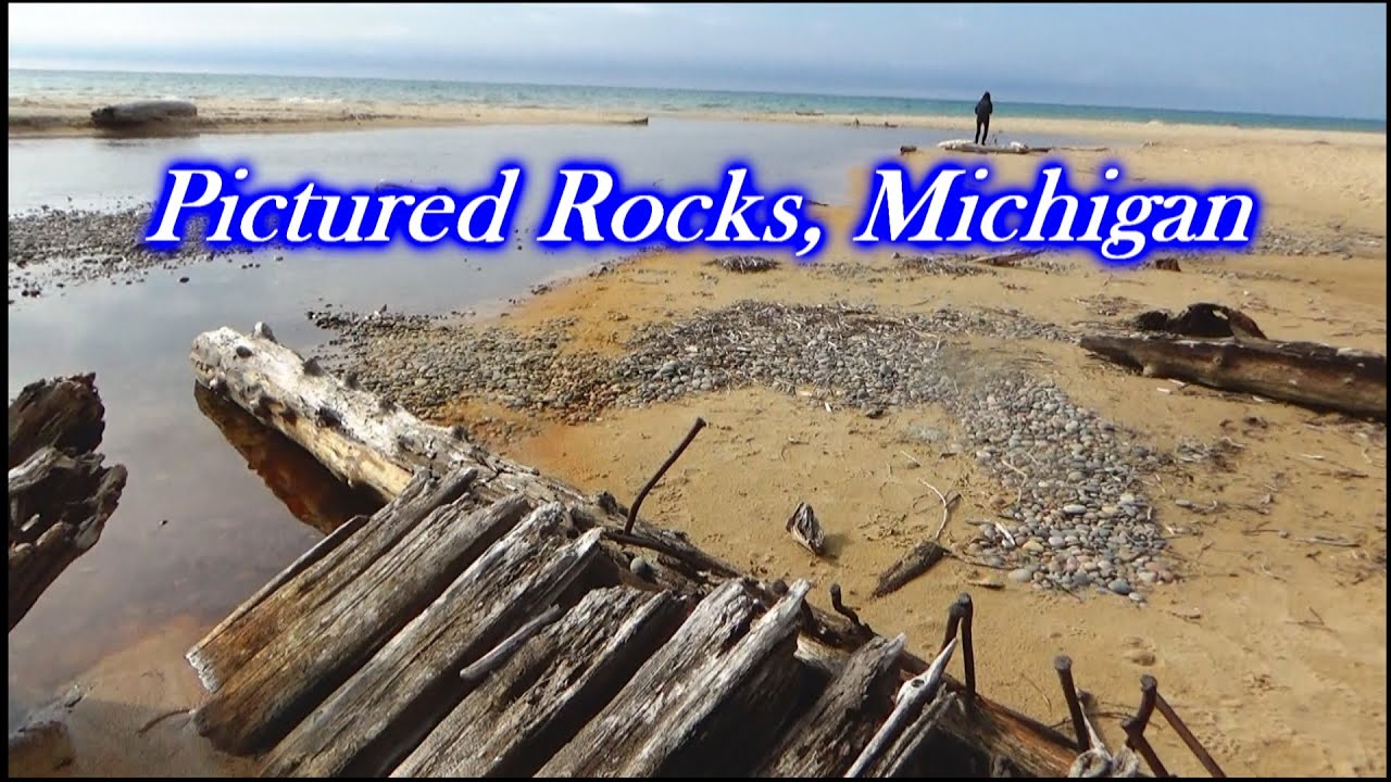 Exploring possible shipwreck debris in Pictured Rocks, MI and camping ...