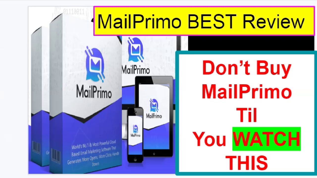 MailPrimo Honest Review~ DON'T BUY Till You Watch My Review - YouTube