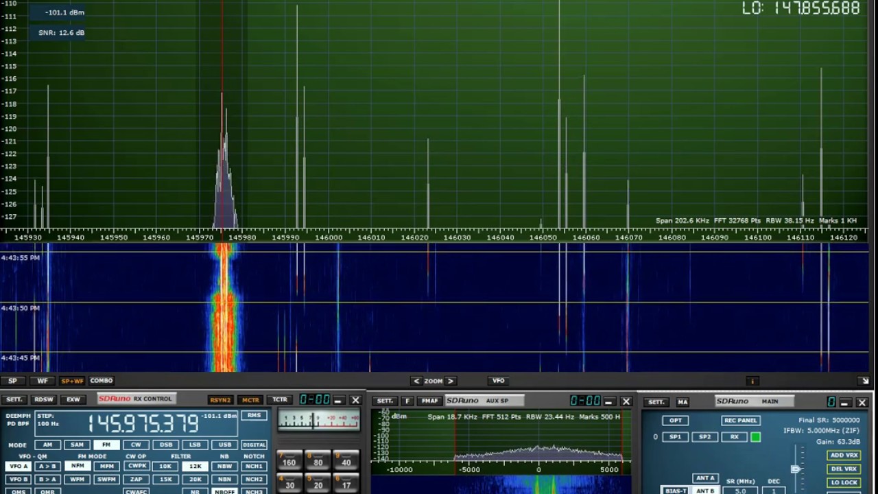 Ham Radio Satellite AO85 - SDRplay with Automated Doppler Adjusted ...
