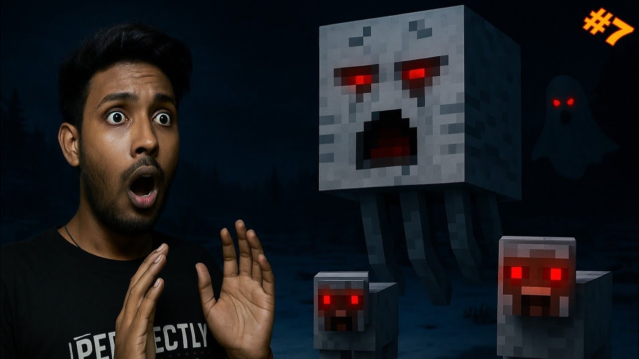 I Saw Angry Ghast & Evil Sheep in Minecraft... RUN!! 😱👻 || North Pole ...
