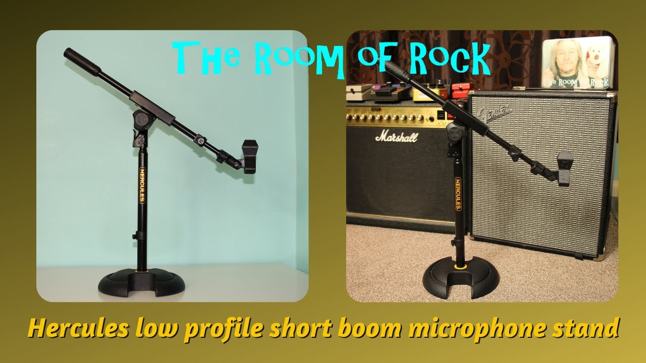 Hercules Small Boom Microphone Stand Review - YouTube