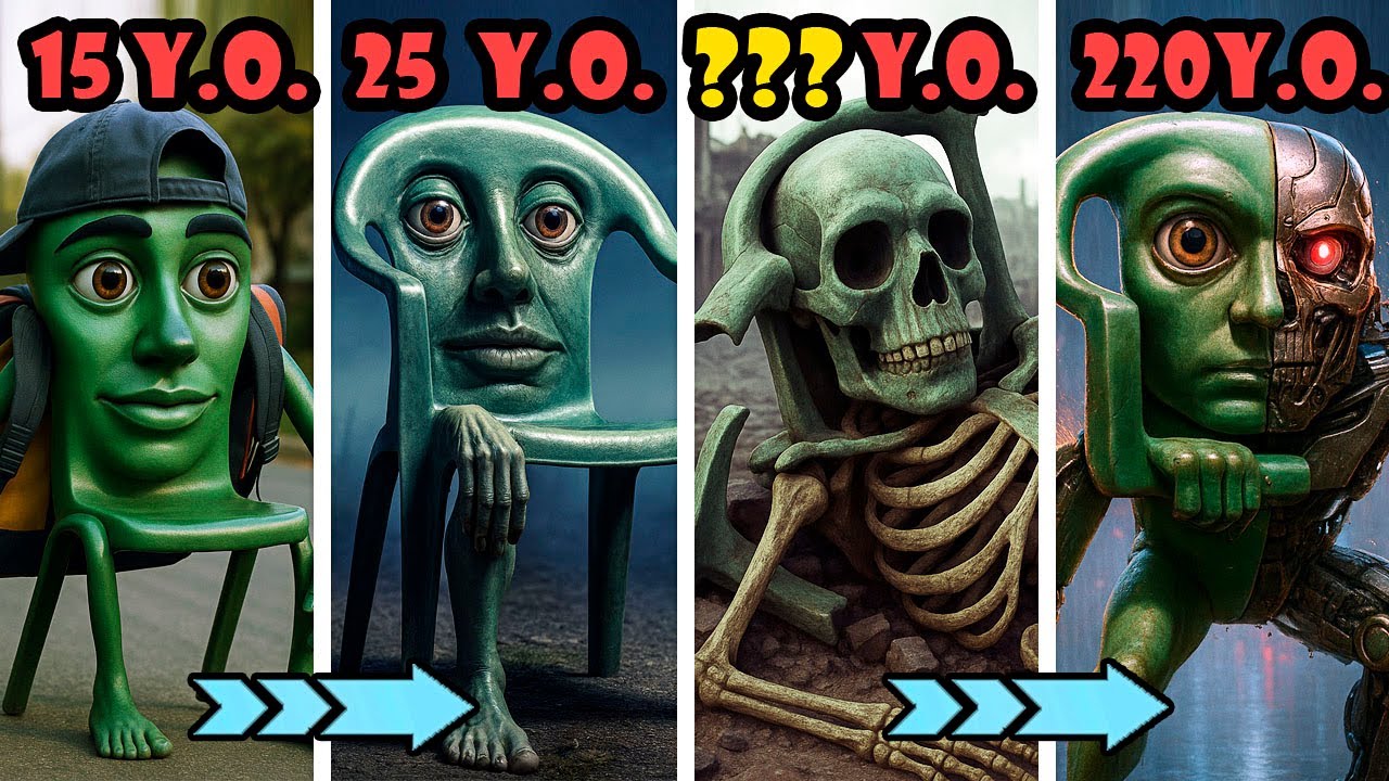 🪑 Karkerkar Kurkur (Italian Brainrot Evolution) | Craziest green chair ...