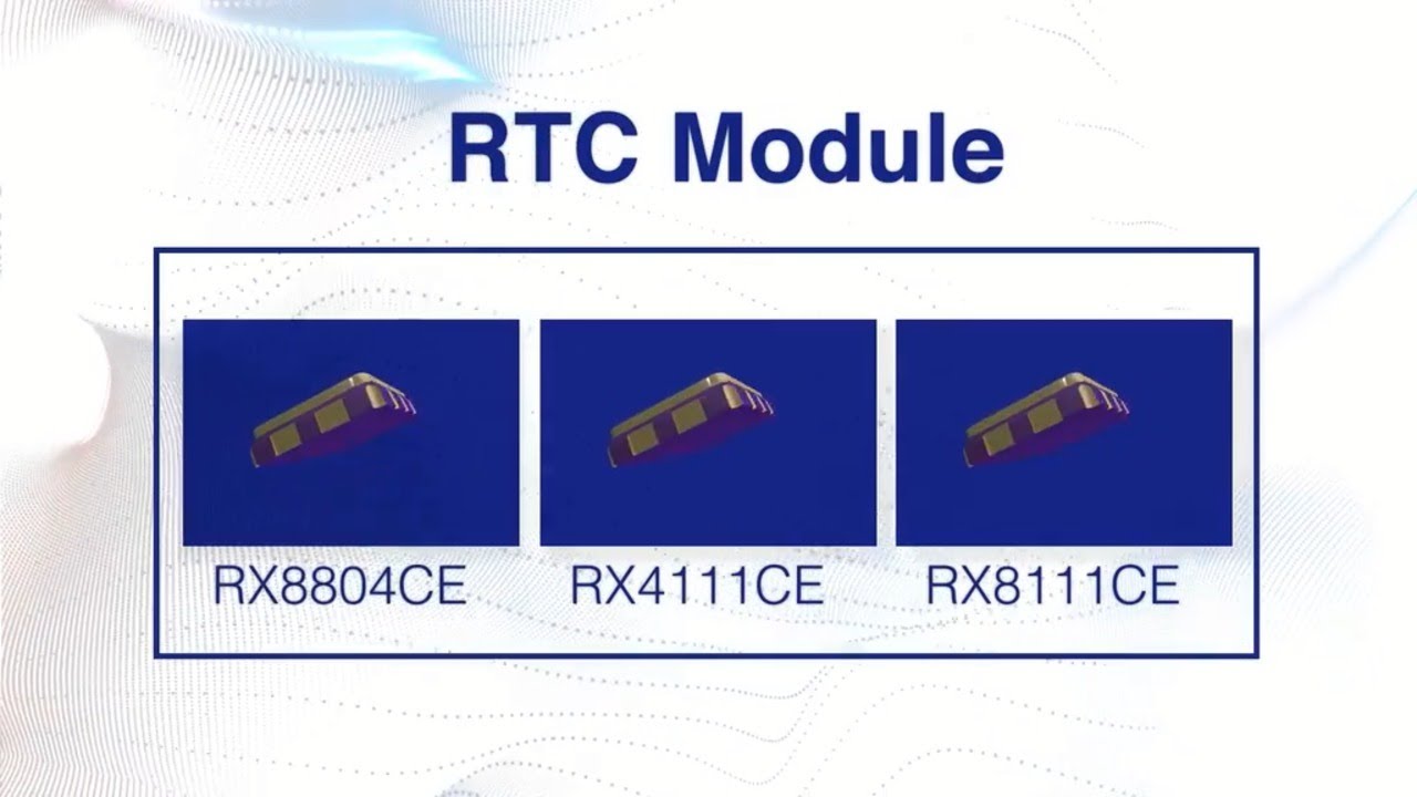 Epson Microdevices | Meet Our NEW Real Time Clock Modules - YouTube