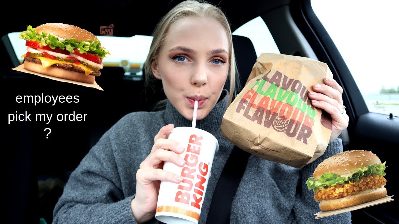 LETTING THE FASTFOOD WORKER CHOOSE OUR ORDER | VICTORIA MABLE - YouTube