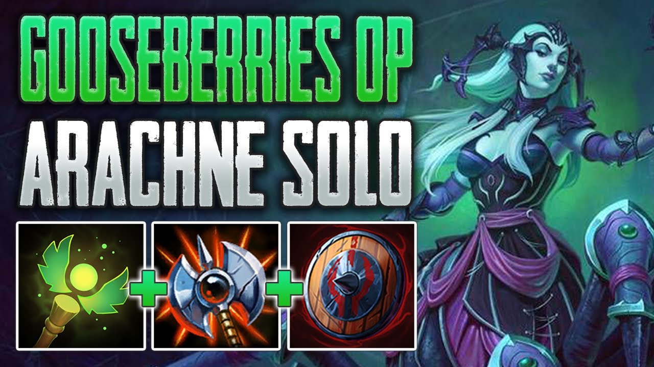 I LOVE FREE GOLDEN BLADE! Arachne Solo Gameplay (SMITE Conquest) - YouTube