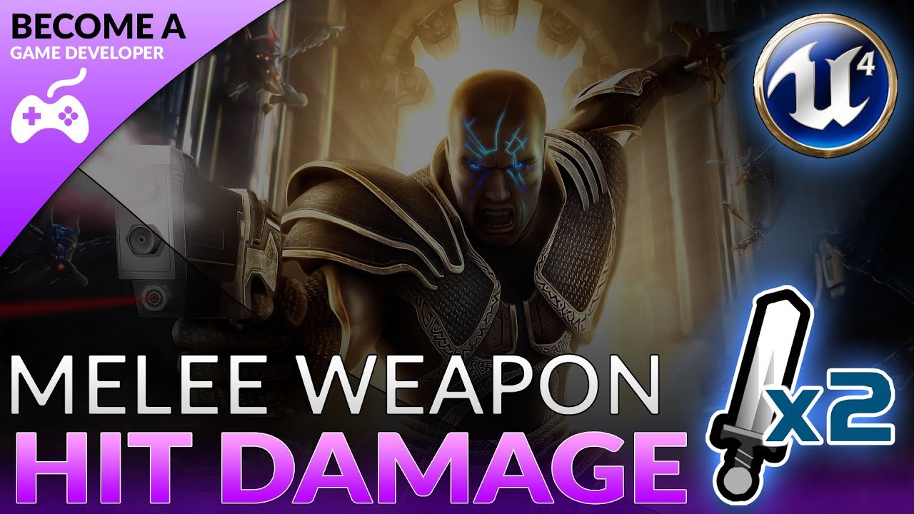 Melee Weapon Damage - #23 Creating A Role Playing Game With Unreal ...