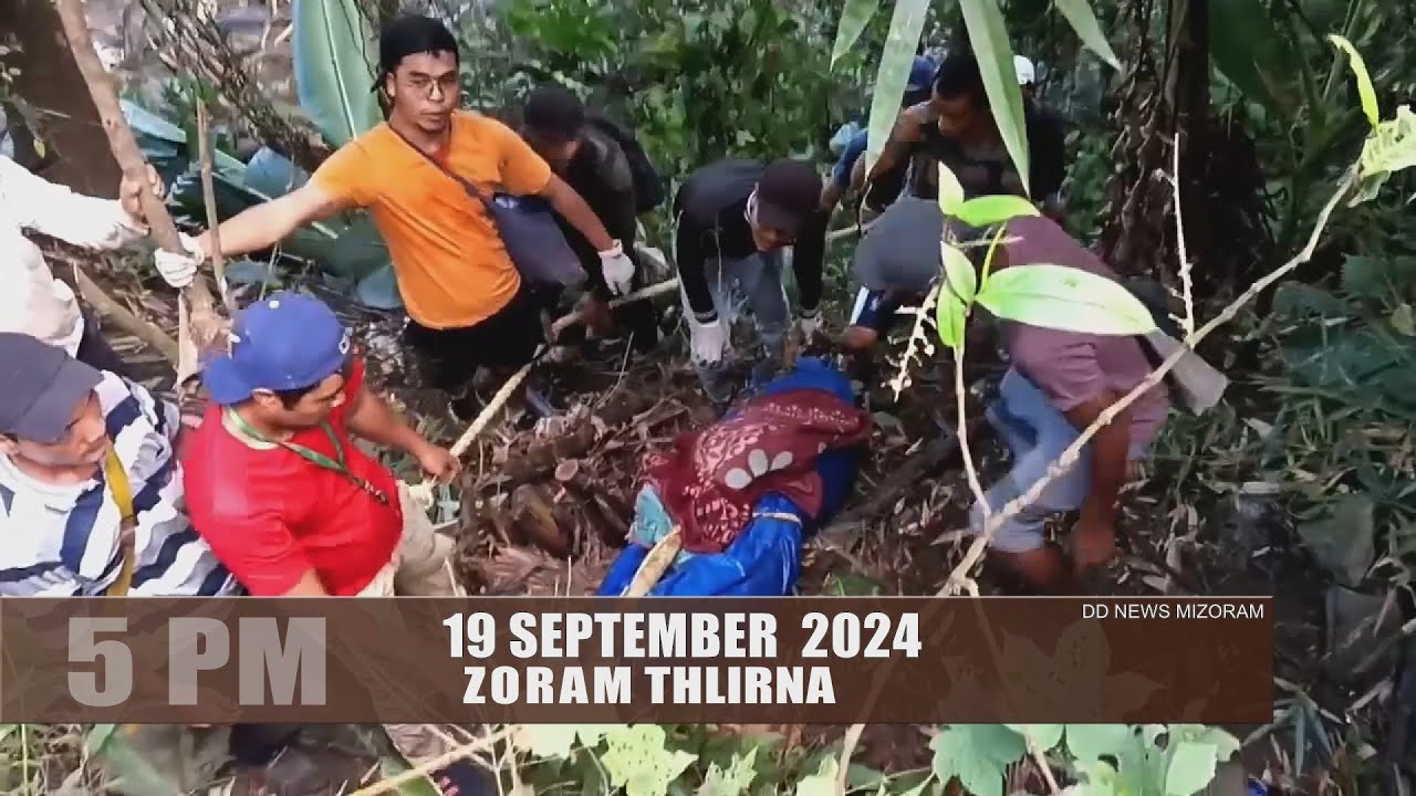 DD News Mizoram - Zoram Thlirna | 19 September 2024 | 5 PM - YouTube