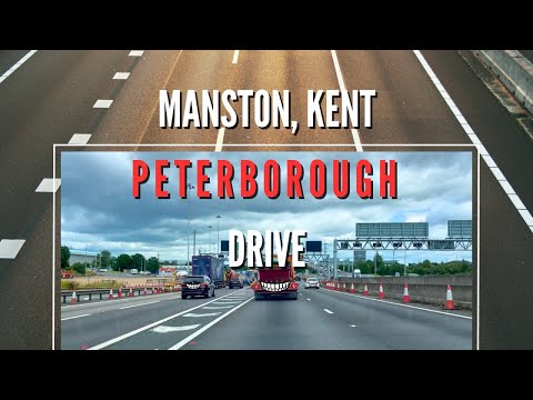 Manston, Kent - Peterborough England Drive | A299-M2-A2-M25-M11-A14-A1 ...