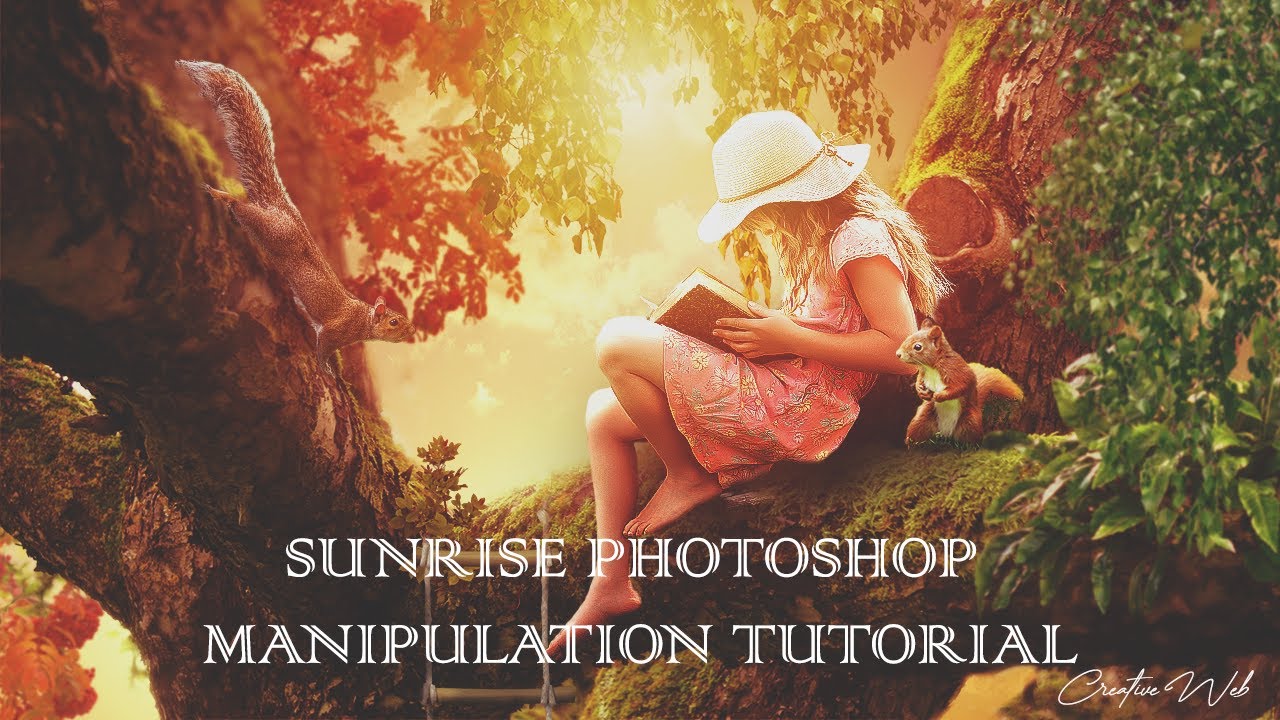 SUNRISE PHOTOSHOP MANIPULATION - how to manipulate gradients for ...