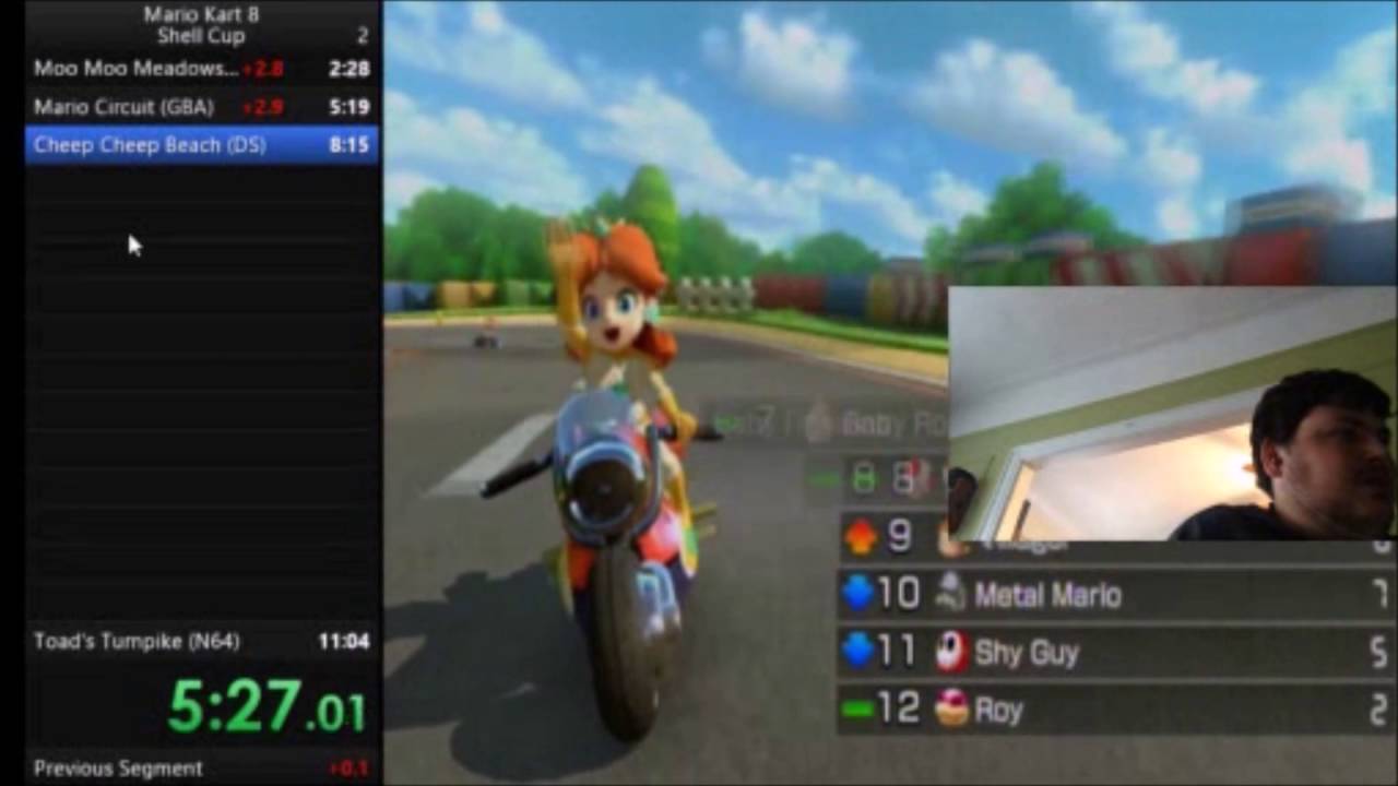 MK8 150cc Shell Cup Attempt #1 - YouTube