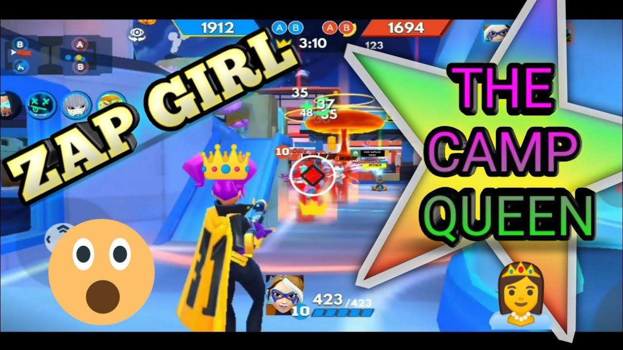 'ZAP GIRL' - THE CAMP QUEEN 👸 || FRAG PRO SHOOTER || BEST CAMP CARD IN ...