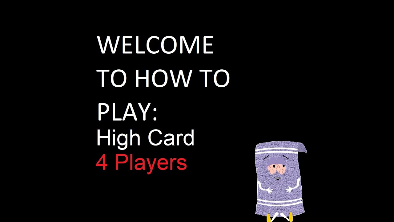 How to play High Card #cardgame - YouTube