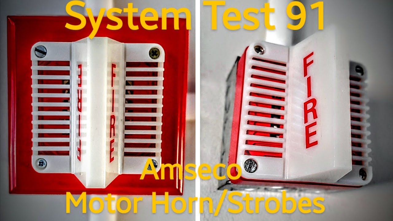 System Test 91| Amseco Motor Horn/Strobes - YouTube