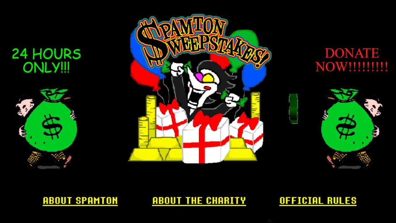 Exploring the Spamton Sweepstakes site - Deltarune - YouTube