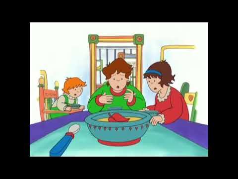 Caillou Rakes the Leaves (S01E30) x4 - YouTube