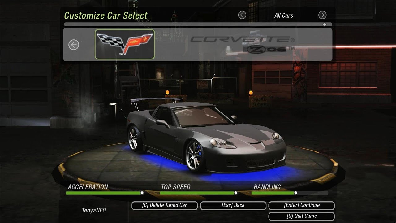 NFS Underground 2 l Corvette Z06 2006 - YouTube