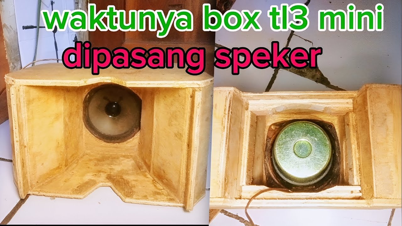 Cek sound Box tl3 4 inch || miniatur tl3 - YouTube