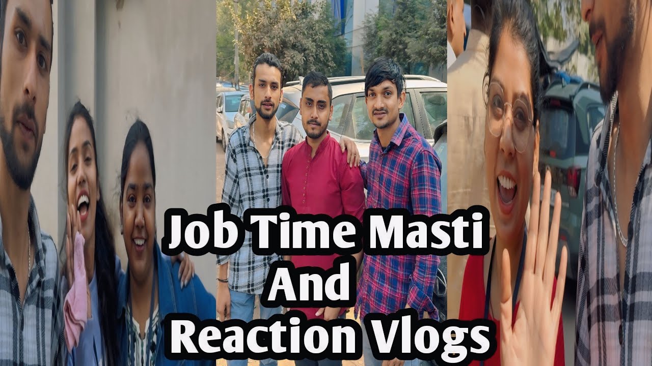 Call Center Job Time Masti And Reaction Vlogs Video || Gurgaon || Vicky Paswan - YouTube