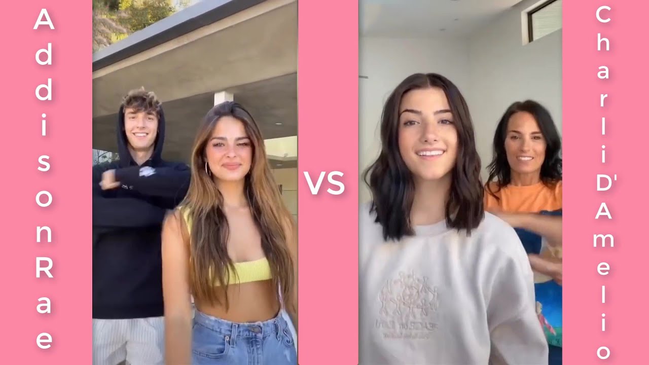 Charli D'Amelio VS Addison Rae TikTok Compilation 2020 - YouTube