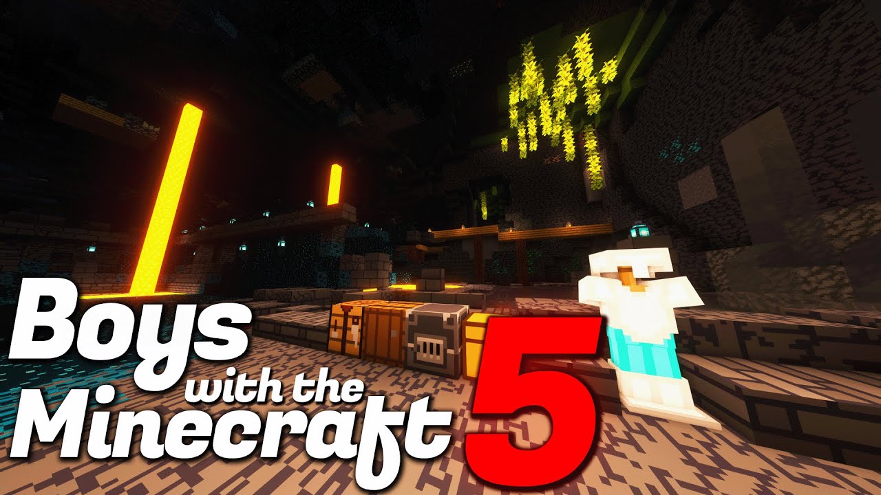 Minecraft with the Boys 5: Exploring the Deep Dark - YouTube