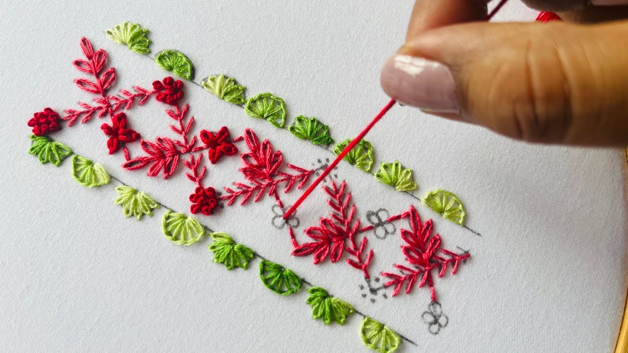 Master Hand Embroidery Stitches: Create Stunning Embroidery Designs 🌷 ...