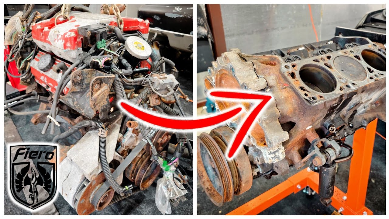 Ultimate Pontiac Fiero V6 Engine Rebuild - Part 1 - YouTube
