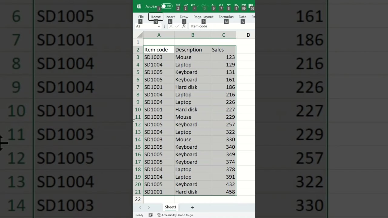 Add Subtotal Using Shortcut Key In Excel YouTube Add Subtotal Using Shortcut Key In Excel YouTube
