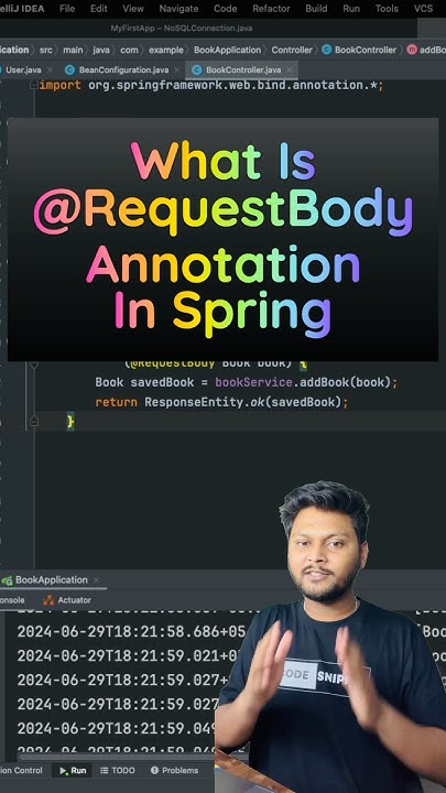 Requestbody Annotation In Spring Boot Javaprogramming Youtube