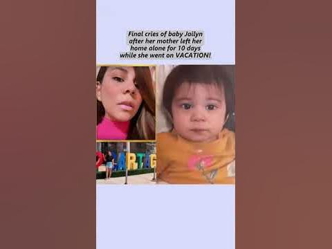 Most heartless mom left alone her daughter for 10 days💔 cctv video of baby jailyn😭 - YouTube