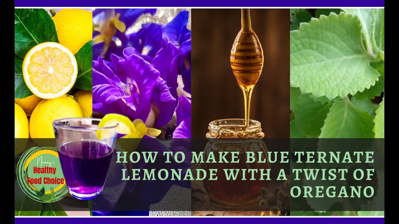 How to Make a Refreshing Blue Ternate/ Butterfly Pea Lemonade wih a ...