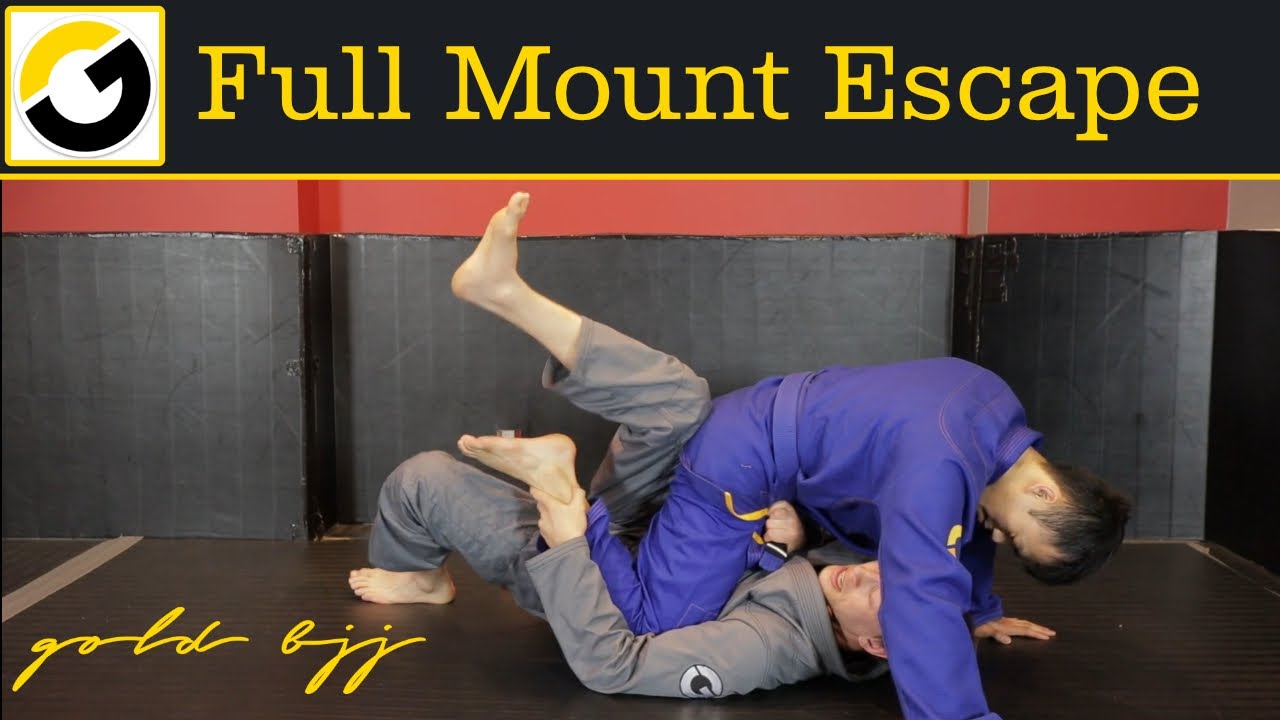 Lever Based Escape from Full Mount - GOLD BJJ Instructional - YouTube