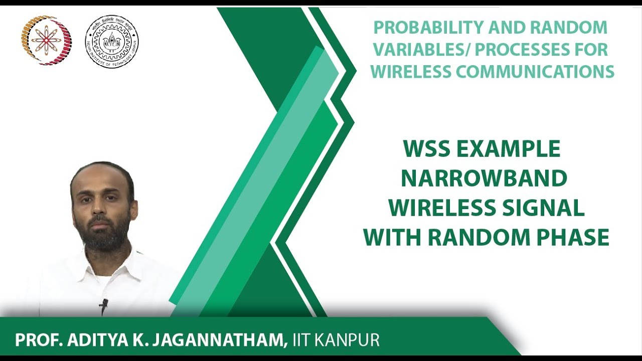WSS Example Narrowband Wireless Signal with Random Phase - YouTube