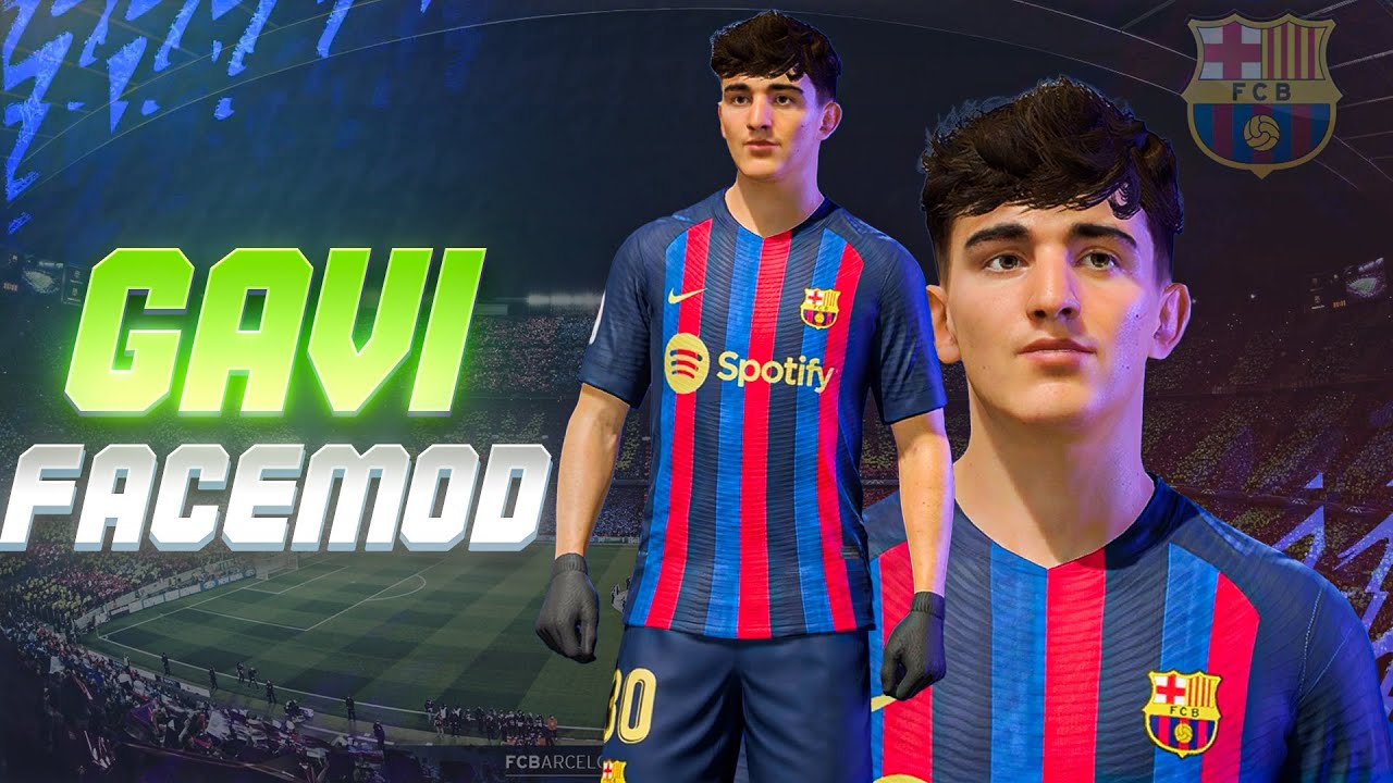 Gavi Facemod For FIFA22 PC (FIFA22 Mod) - YouTube