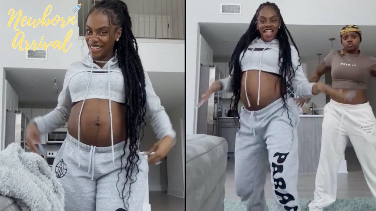 Jess Hilarious Shows Off Her Baby Bump While Doing The Ampiano Dance ...