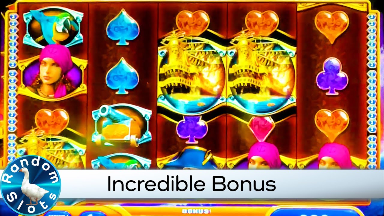 Pirate Ship Slot Machine Incredible Bonus - YouTube