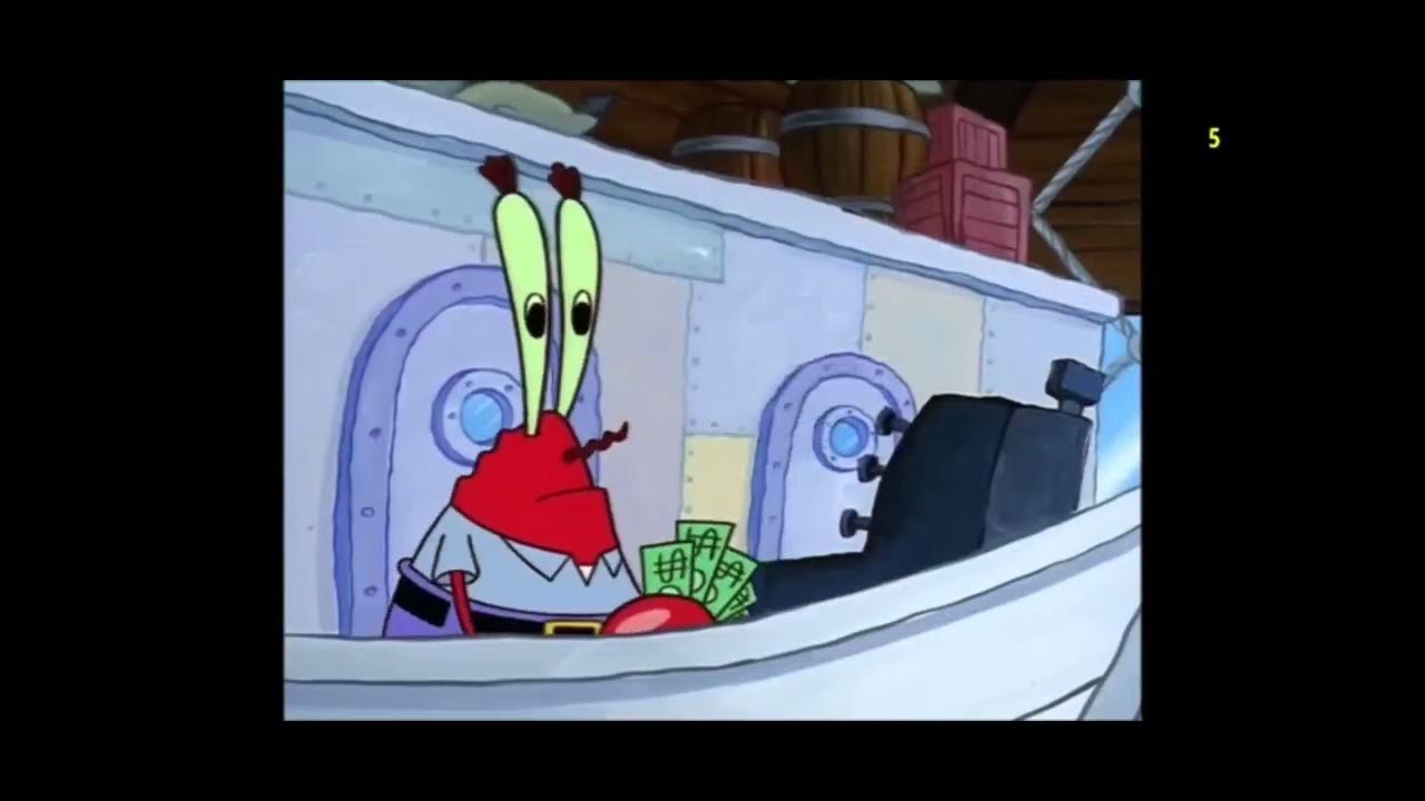 Mr. Krabs Crying Compilation - YouTube