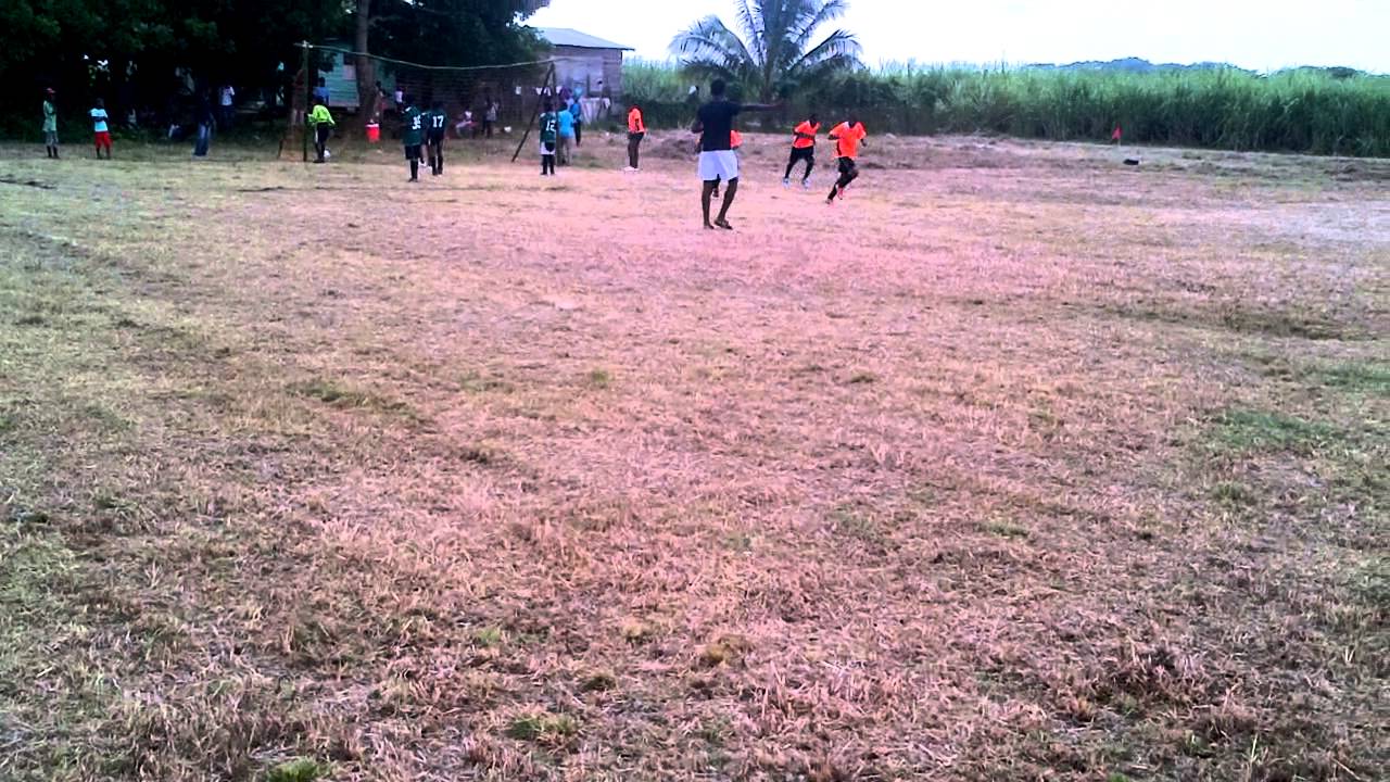 Negril All Age Football Team - Gregory Foster Jr scoring against Little ...