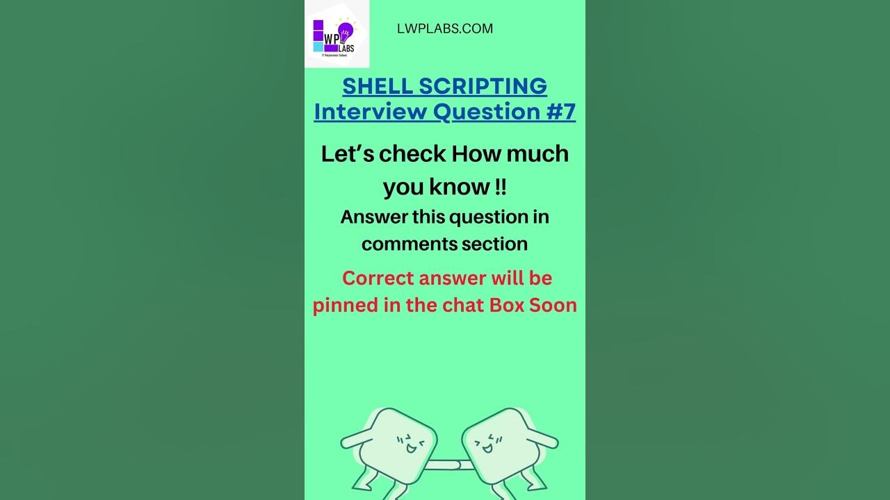 Shell Scripting Q&A#part7 #interviewquestions #lwplabs #realtimeprojects #devopstutorial #DevOps ...