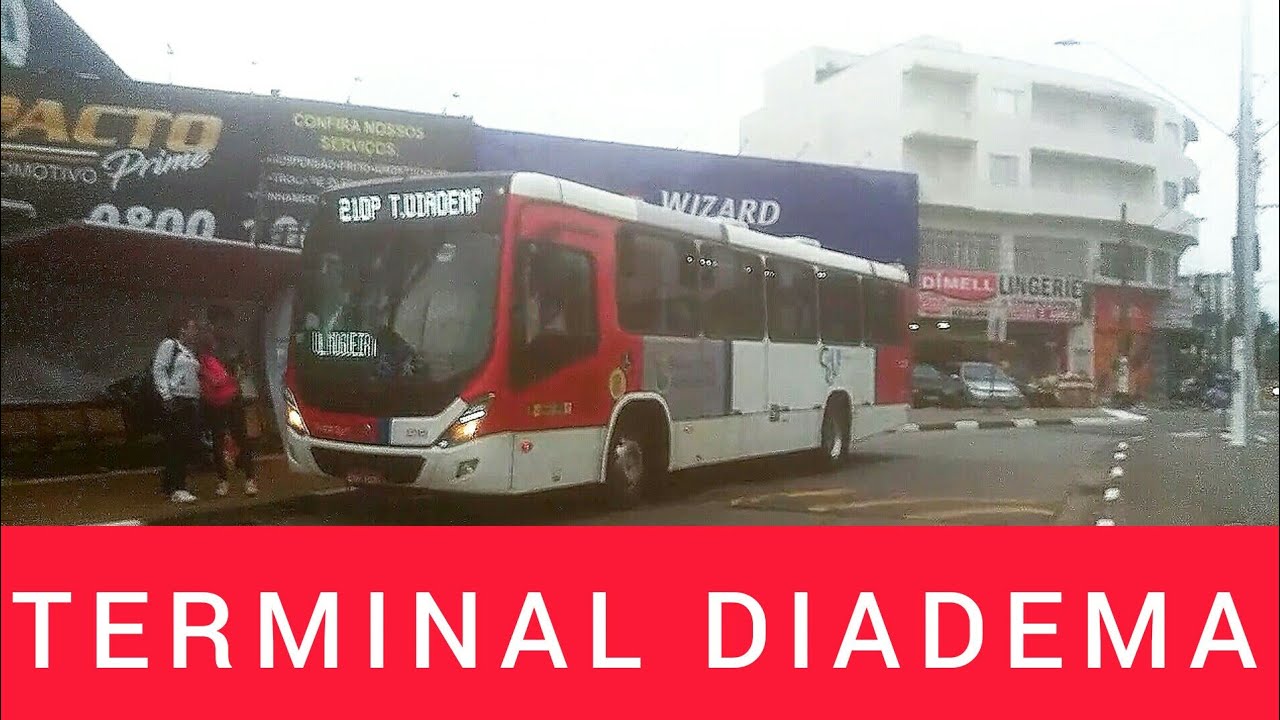Terminal Diadema Movimentação de Ônibus #diadema - YouTube