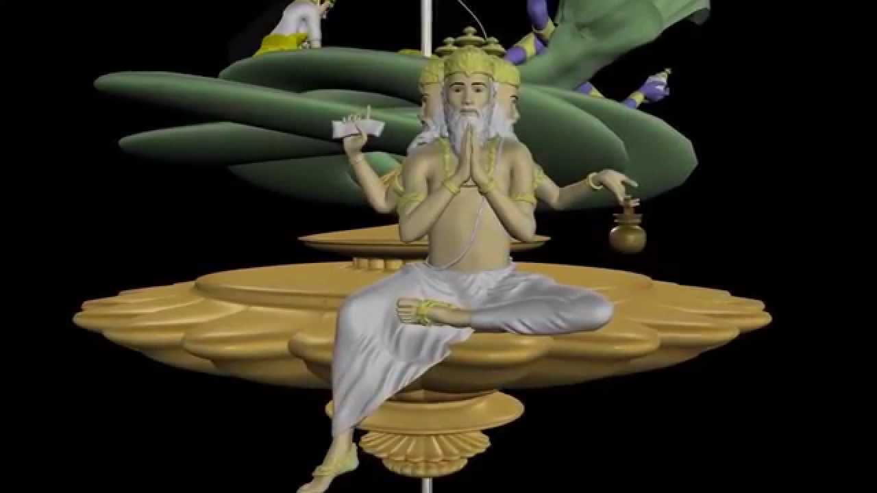 TOVP Temple of the Vedic Planetarium 3D chandelier - YouTube