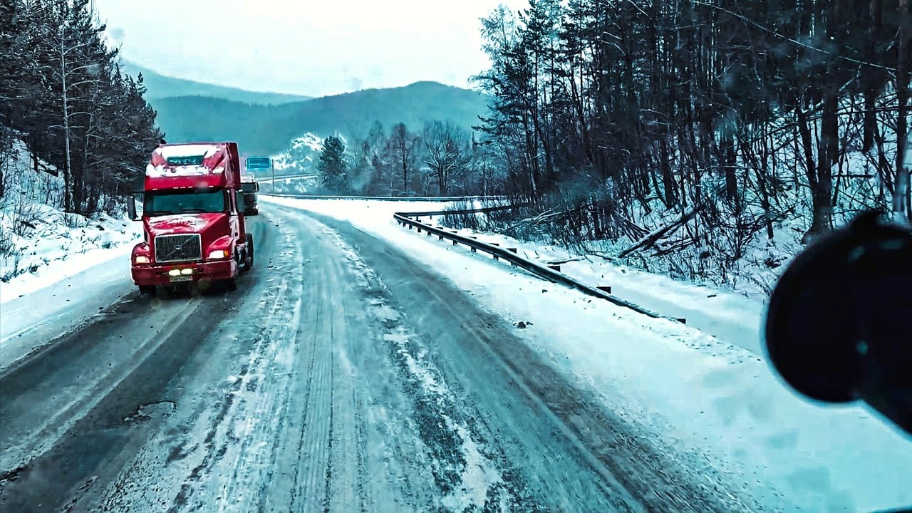 POV Truck Driving M5 URAL road on a KAMAZ K5 M1946 I ASMR - YouTube