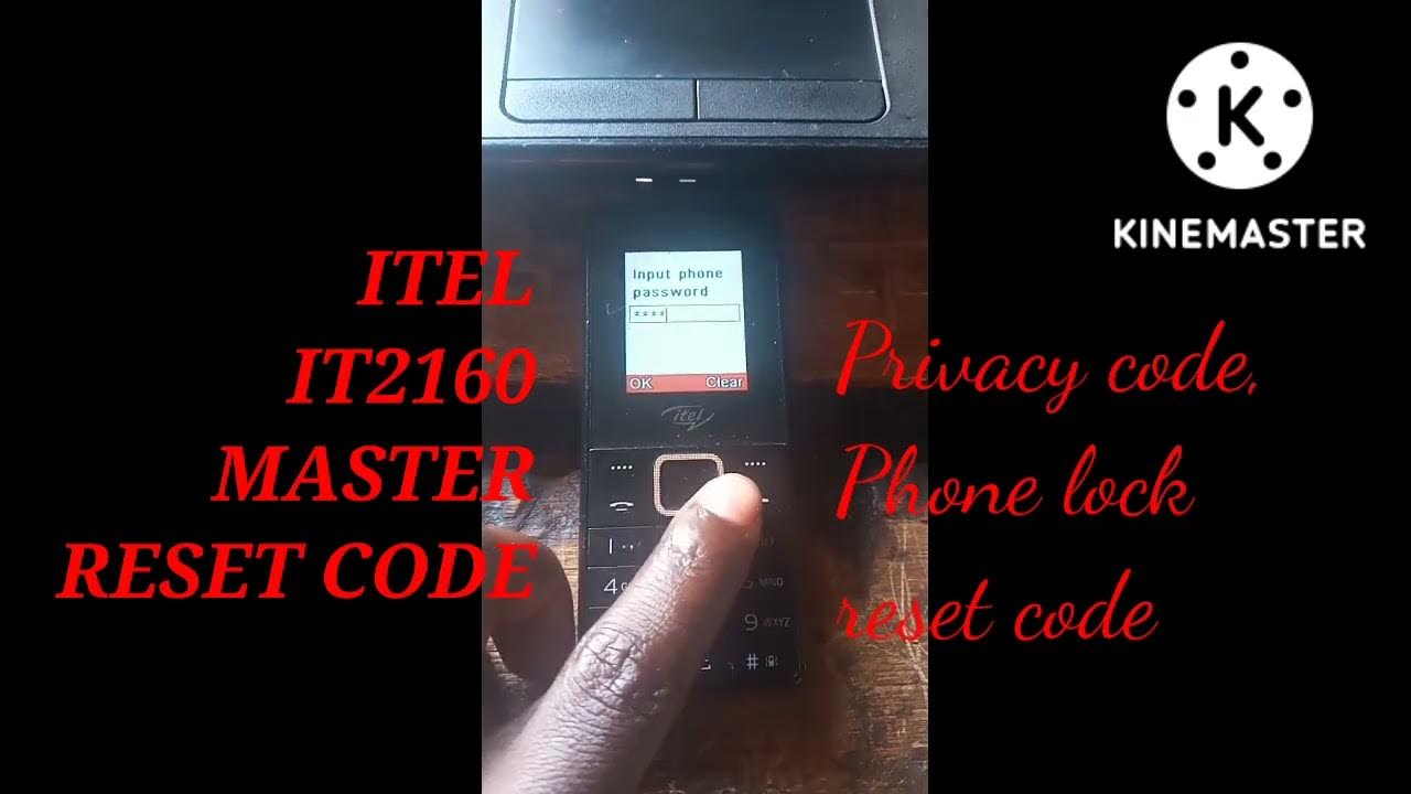 HARD RESET ITEL IT2160, MASTER RESET CODE WITHOUT PC - YouTube