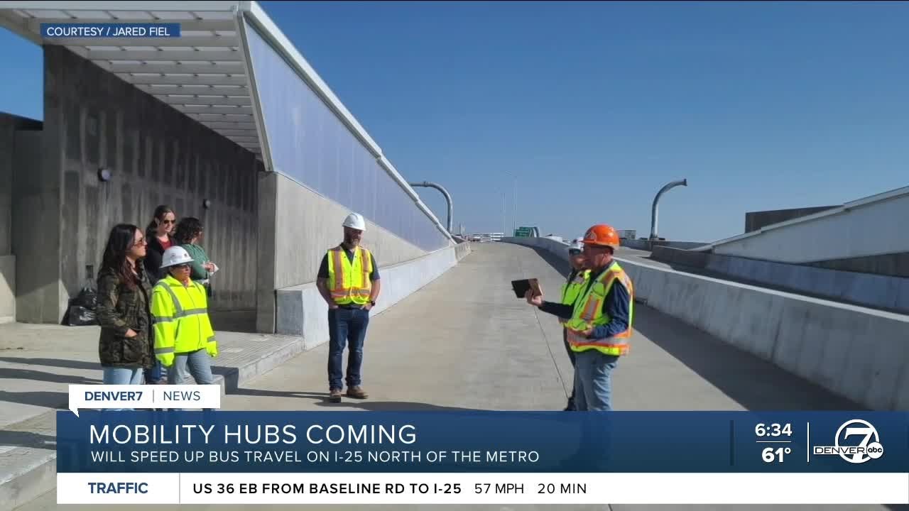 CDOT adding bus stops (mobility centers) in center of I-25 north of ...