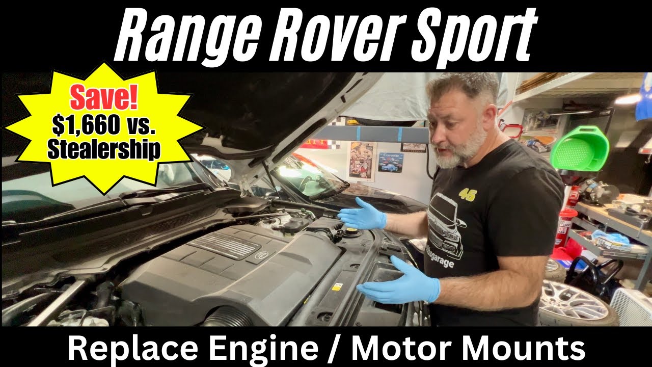 Save $1,660: Replace Range Rover Engine/Motor Mounts - YouTube